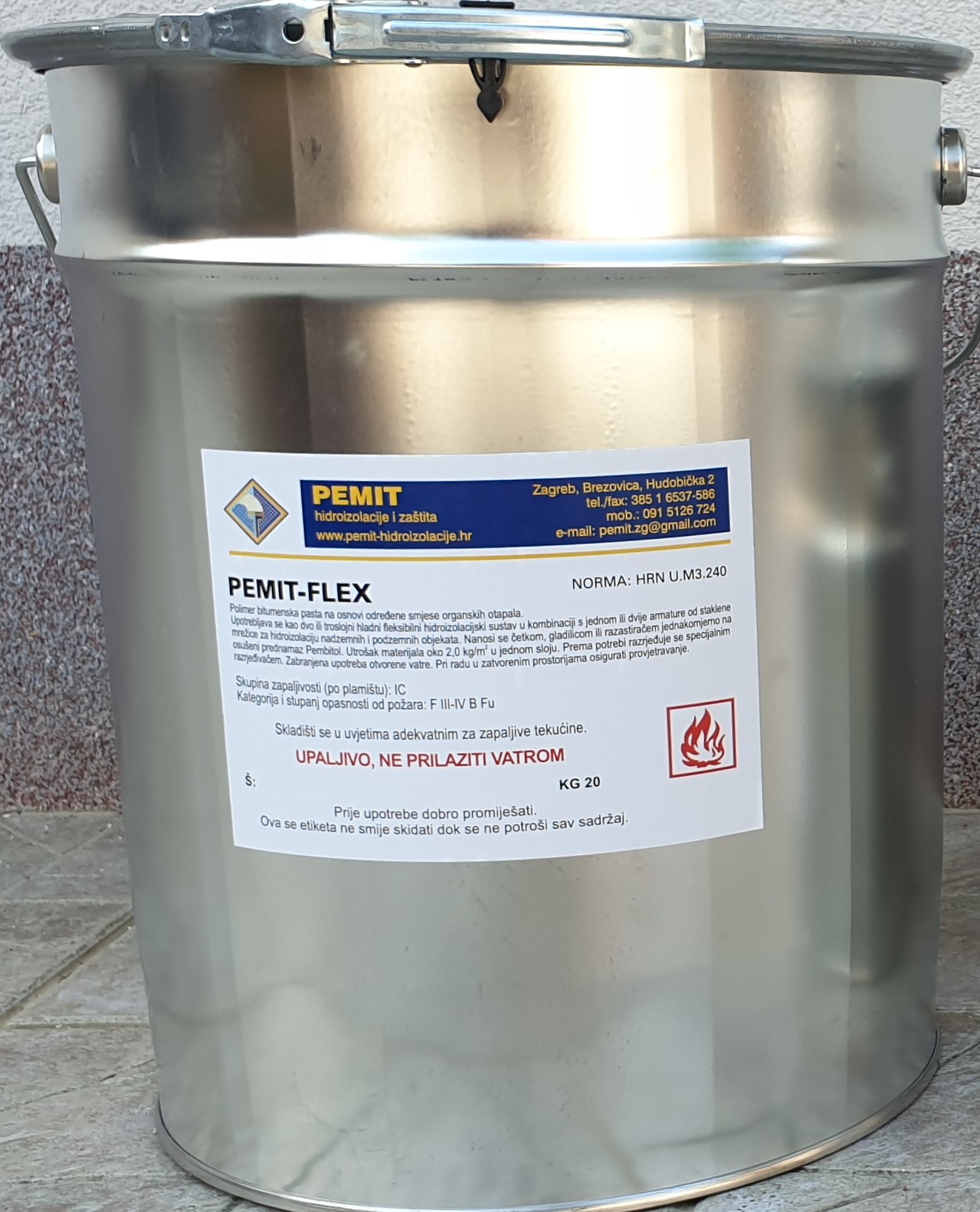 Ljepenka bitumenska hidroizolacijska traka ALUTEKT AL GV-45 K, BH - Bit ...